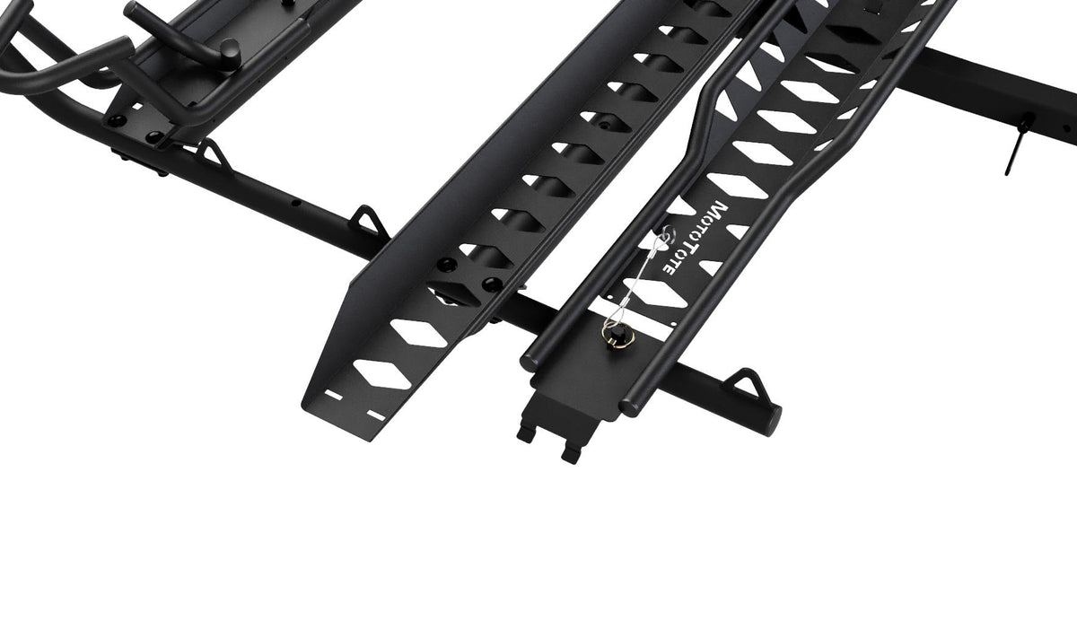 MotoTote Max Dual - Double Steel Motorcycle Hitch Carrier (600 lbs ...