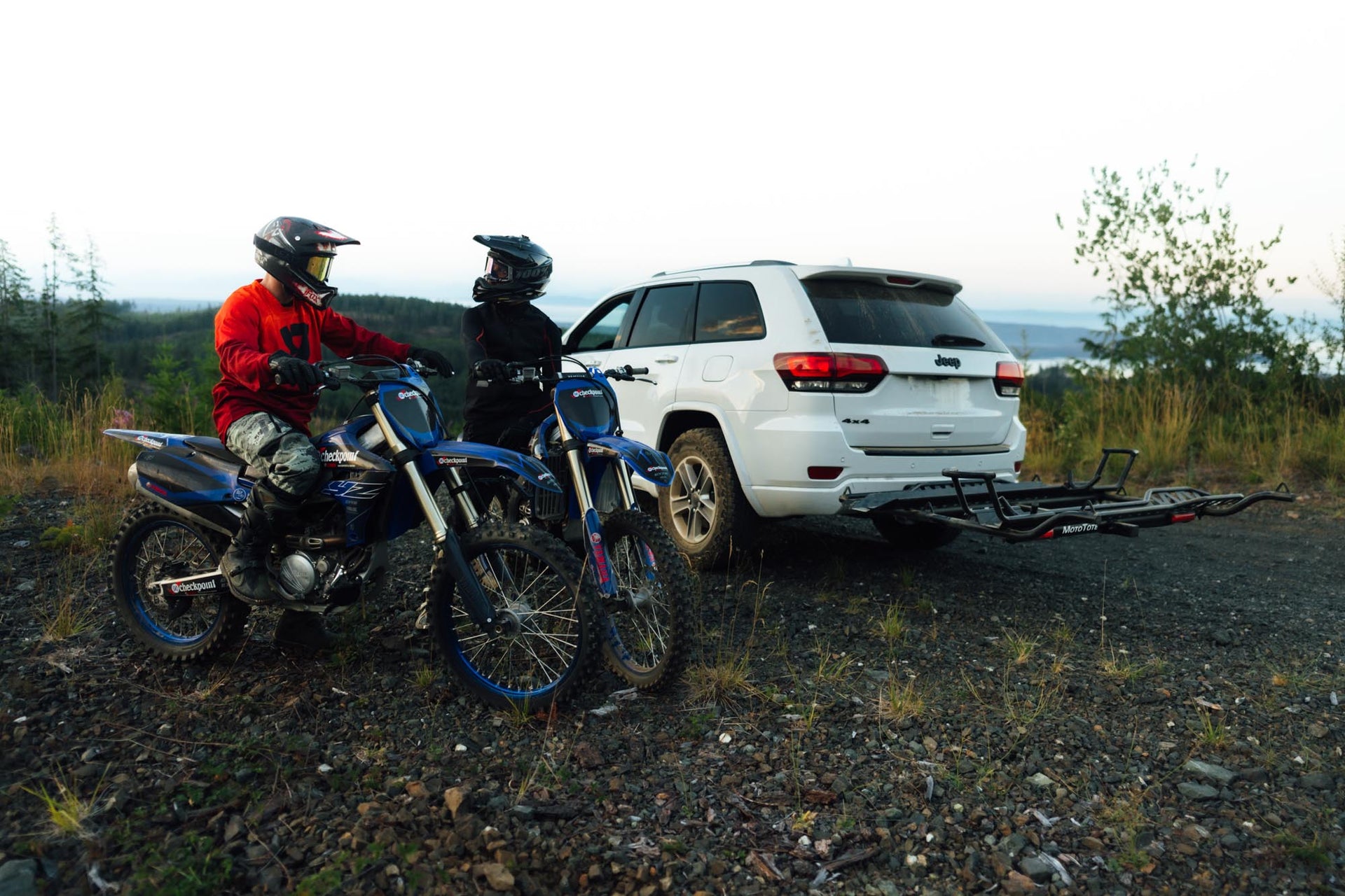 MotoTote Max Dual - Double Steel Motorcycle Hitch Carrier (600 lbs ...