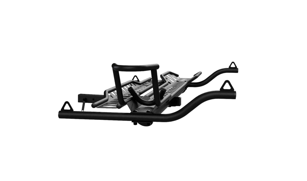 MotoTote Max+ - Single Steel Motorcycle Hitch Carrier (600 lbs. Capacity)