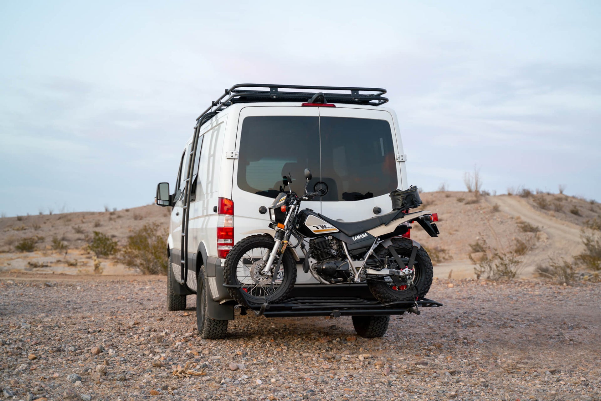 MotoTote Max+ - Single Steel Motorcycle Hitch Carrier (600 lbs. Capacity)