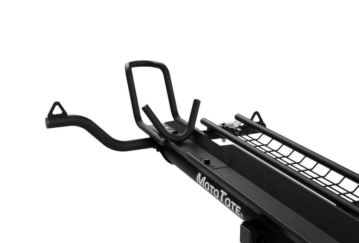 MotoTote m3 - Single Steel Motorcycle Hitch Carrier (500 lbs. Capacity)